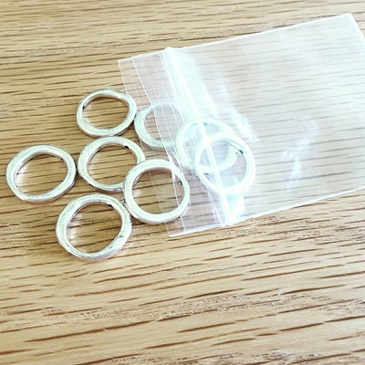 Pewter Round Oval Bead Frames Silver Plated 15x16mm 8 - Etsy