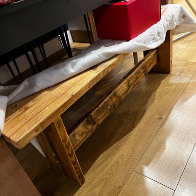 Rustic Bench Seat - Etsy