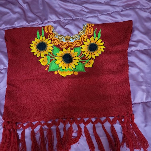 Mexican Crop Top, Embroidered Top, Mexican Traditional, Ethnic Clothing ...