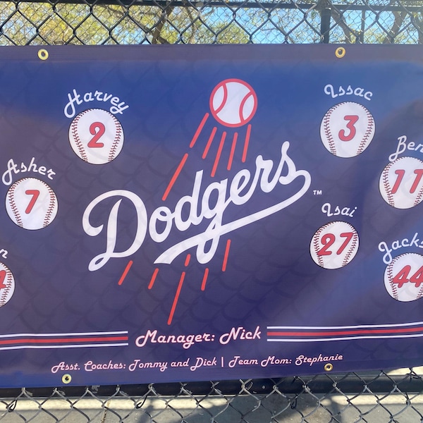 Custom Cooperstown Baseball Team Banner – Choose Your Size - Etsy