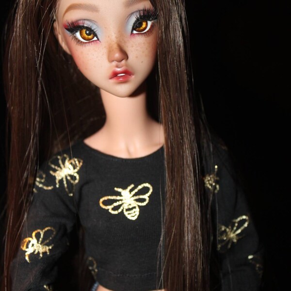 SLIM MSD BJD Minifee 1/4 Frozen Blue Midi Skirt - Etsy