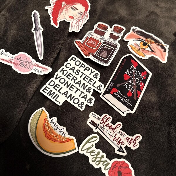 Poppy's Dagger | FBAA | From Blood & Ash Sticker | OFFICIALLY LICENSED ...