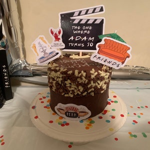 Friends Movie Clapper Board Birthday Cake Topper Personalised - Etsy UK