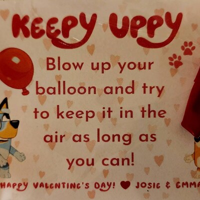 Keepy Uppy, Sticky Gecko, Bluey Party Decor, Toddler Party Favors ...