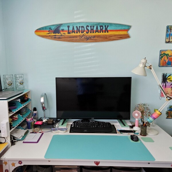 Happy Hour Parrot Beach Sign 15 Inch Diameter Wooden 2 Sided Sign ...