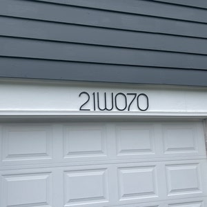 THIN MODERN Black Sign Letters for Street Address Signs and - Etsy