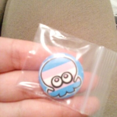 LGBT Splatoon Squid Octo Buttons - Etsy