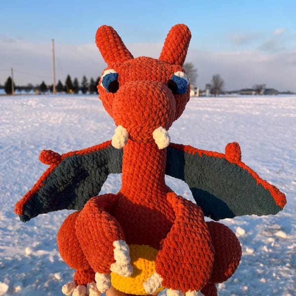 Flygon Crochet Pattern - PDF - Etsy