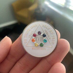 NA Tree of Life Anniversary Recovery Coin Medallion Narcotics Anonymous ...