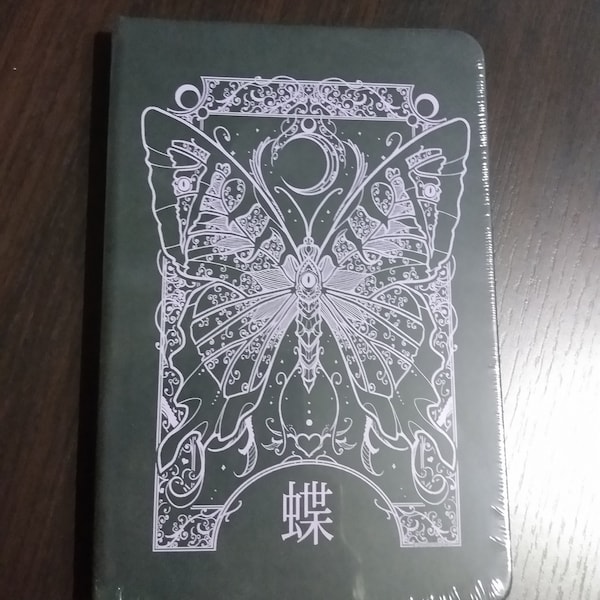 Cryptic Butterfly Black A5 Hard Cover Notebook - Etsy