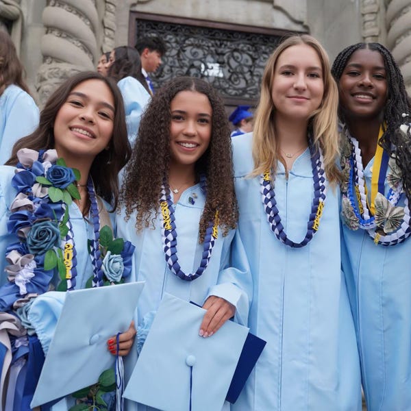 School Color Graduation Celebration Rose Hawaiian Ribbon Lei - Etsy