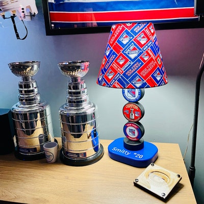 New York Rangers Lamp Shade NHL. Shades Are 9.5 X 5 X 7 Tall - Etsy