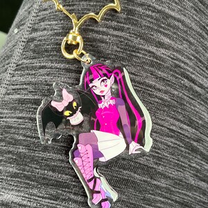 Monster Girl High Acrylic Keychains - Etsy