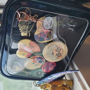 Splatoon Round Plush Salmon Fish Eggs Ita Bag Ita Bag Clear Vinyl ...