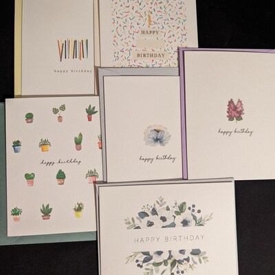 Cocktail Grid Birthday Card Minimal Cocktail Birthday Card - Etsy