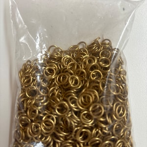 Brass Spring Clasps Gold Circle Shaped Ring Open Spring Clasp 18K Real ...