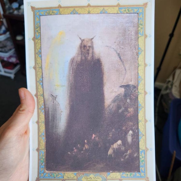 A Ghostly Vision, Francisco De Goya, Horned Reaper, Shrouded Wraith ...