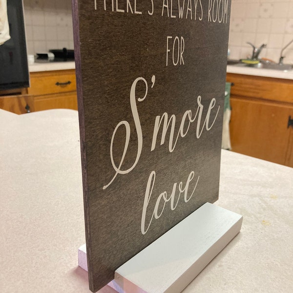 Smores Bar Sign Wooden Wedding Sign for Reception S'mores Bar Smore ...