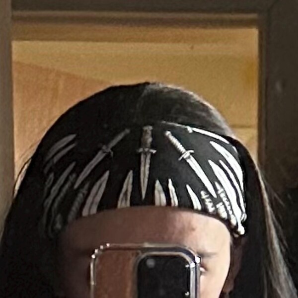 Medieval Weapons BANDANA, Scarf/handkerchief, Black Metal Dungeons ...
