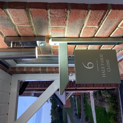 Customisable Hanging House Sign House Number Sign New Home - Etsy