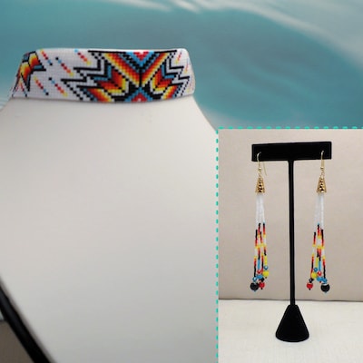 Sunset Inspired Bead Pattern for Bracelet Native Inspired, Loomed ...