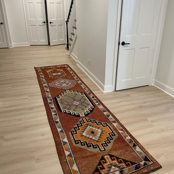 Handmade Runner,3x9 Runner Rug,wool Rug,entry Rug,oushak Runner Rug,3x9 ...