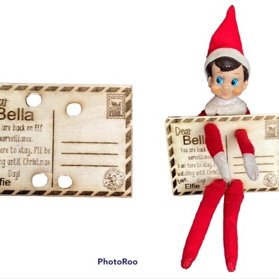 Wooden Elf Postcard SVG - Etsy