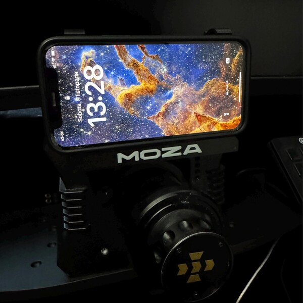 Phone Holder for Moza Base R3 R5 R9 R12 - Display Your Dashboard - 3D ...