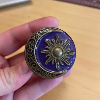 Mini Amethyst Triple Moon Grinder Aluminium Herb Tobacco - Etsy