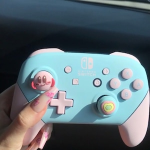 Custom Baby Pastel Blue and Pink Nintendo Switch Pro Controller - Etsy