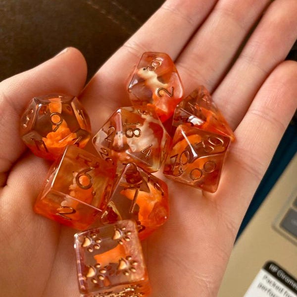 Shadowy Forest Dnd Dice Set, Polyhedral Dice, D&D Dice, Dungeons and ...