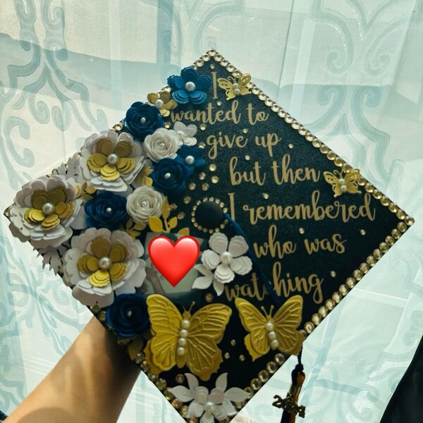 Custom Graduation Cap Topper Personalized Grad Cap - Senior Class of ...