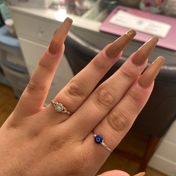 Evil Eye Copper Plant Trellis / Evil Eye Decor / Crystal Plant Trellis ...