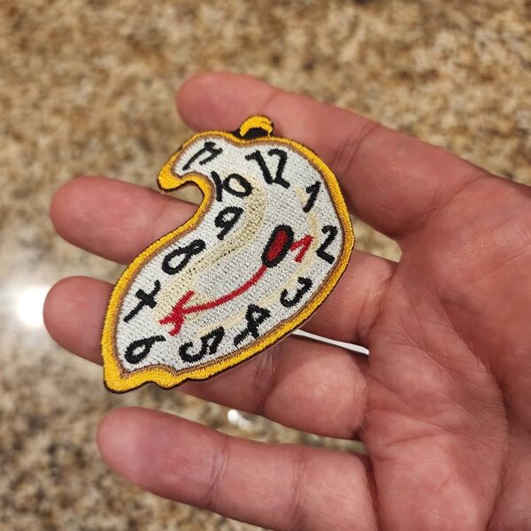 Hand Print Embroidered Patch Iron on Patches for Jackets Neon Hand Palm ...