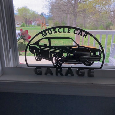 1969 1970 1971 1972 Muscle Car Garage Metal Man Cave Sign - Etsy