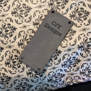 Custom Tags for Handmade Items, Faux Leather Hat Tags, Tags for Knit ...