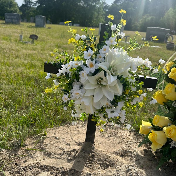 Large Cemetery Angel Wings, Angel Wings Wreath, Cemetery Flowers, Grave ...