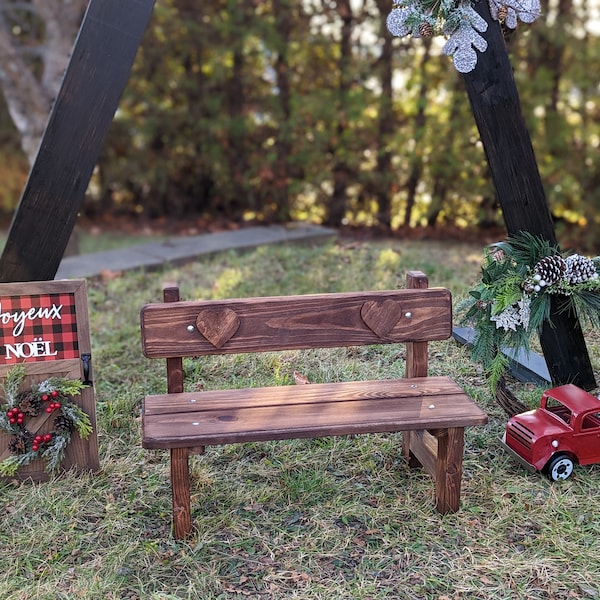 Wooden Bench Photography Prop: Newborn Toddler Photo Shoot - Etsy Canada
