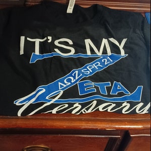 It's My Deltaversary T-shirt Personalized Shirt Delta | Etsy