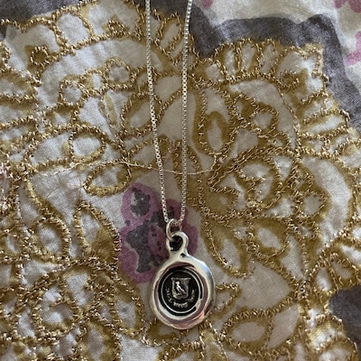 Mini Raven Necklace God Feeds the Ravens Deus Pascit Corvus 217 - Etsy