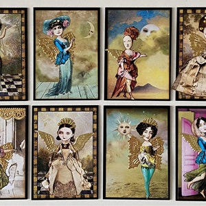 Blue and White Frames Individual Files Digital Collage - Etsy