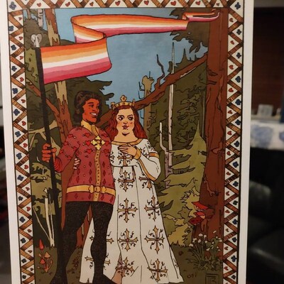 Bad Mood Angel Lino Relief Print With Handpainted Detail - Etsy