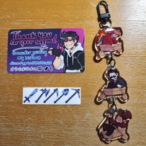 2.5 Dreamsmp Duo / Trio Charms DSMP Karlnapity - Etsy
