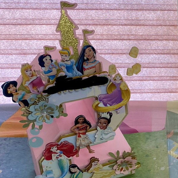 Princess Cake Topper Shaker, Cake Topper, Birthday, Party Decor, Party ...