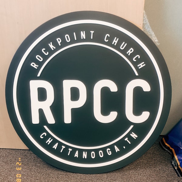 Custom Venue Sign, Storefront Sign, Wedding Venue Logo, Raised 3D Wood ...