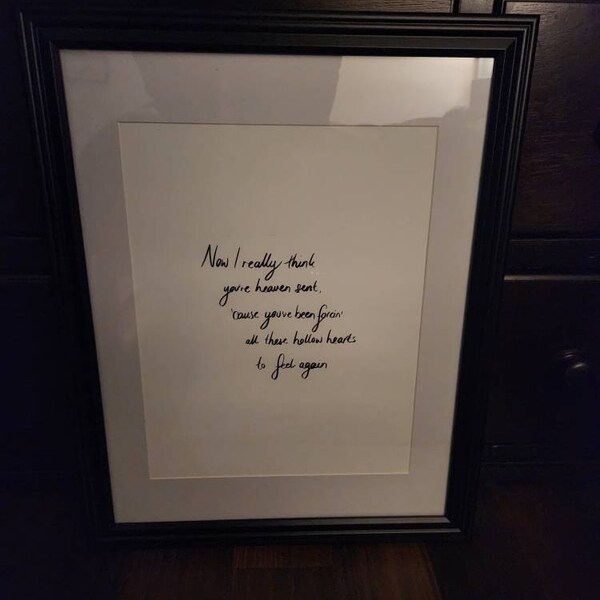 Frank Turner I Knew Prufrock Song Lyrics Handwritten Music Print Poster ...