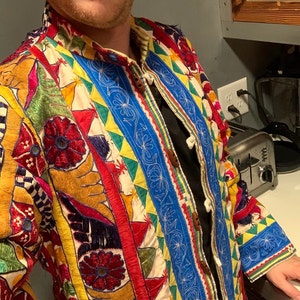 Patchwork Boho Jacket / Customised Patchwork Jacket / Hand - Etsy