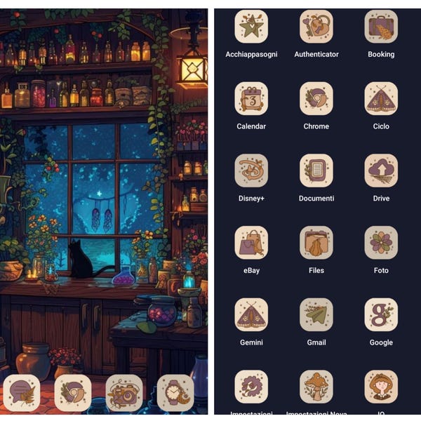 Witch Ios 14 Icons Witchcraft App Icons Pack Witchy Instagram Highlight Cover, Witch Cottagecore ...