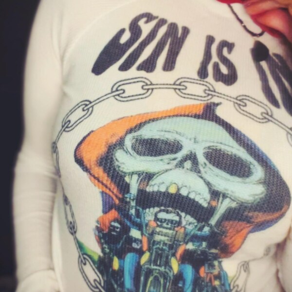 Ribbed Tank With Tacky Rude and Vulgar Vintage Inspired Graphic - Etsy