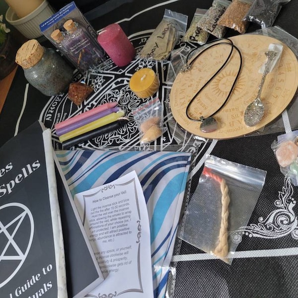 Witch Starter Kit With Guide, Spiritual Starter Box, for Newbies or ...